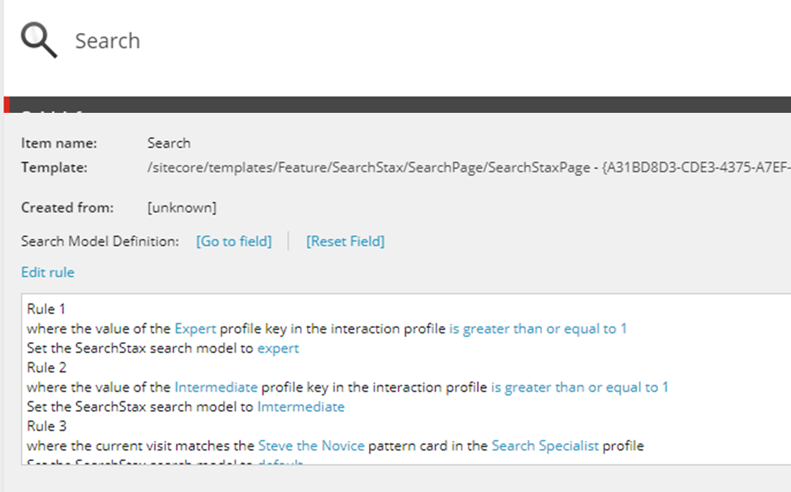 Sitecore Personalization - SearchStax Docs Sitecore Personalization - SearchStax Docs