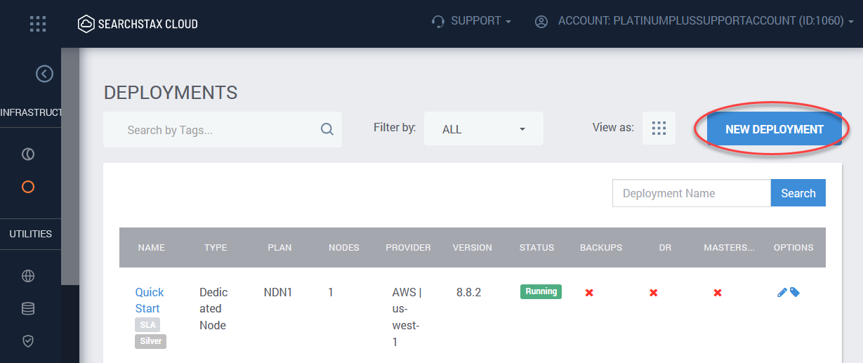 Dedicated Deployments - SearchStax Docs Dedicated Deployments - SearchStax Docs