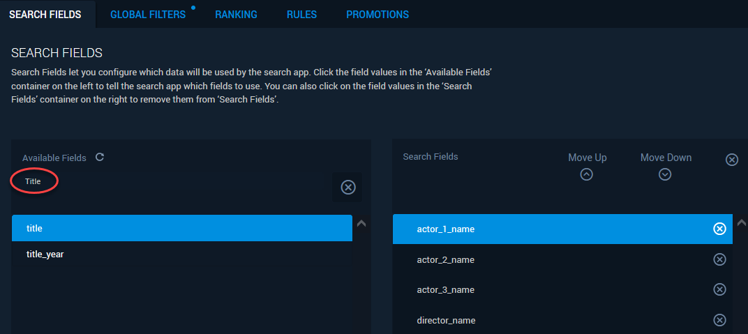 Search Fields - SearchStax Site Search Docs Search Fields - SearchStax Site Search Docs