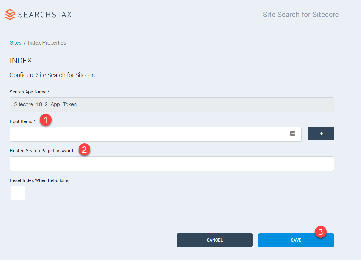 Sitecore Module 3.0.2 - SearchStax Site Search Docs
