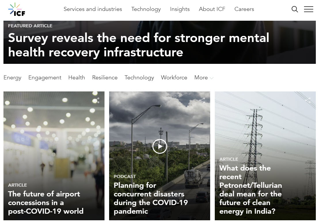 ICF Uses SearchStax and Engagency to Drive Better Search | SearchStax Blog