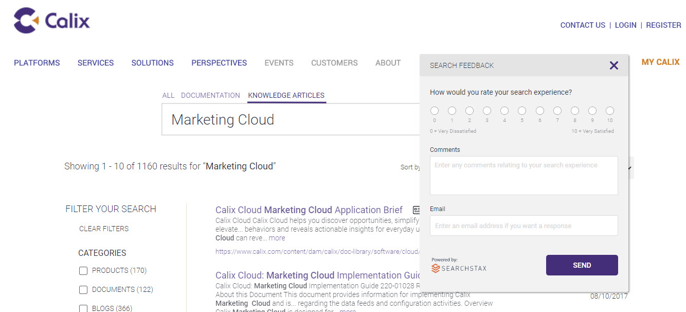 Calix Uses SearchStax with Adobe Experience Manager to Provide a Better Search Experience ...
